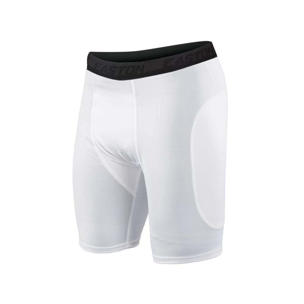 Easton | Extra Protective Sliding Short | Youth | White | Large