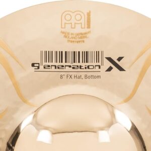 Meinl Cymbals GX-8FXH Generation-X 8-Inch FX Auxiliary Hi-Hat Cymbal Pair (VIDEO)