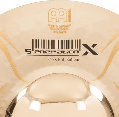 Meinl Cymbals GX-8FXH Generation-X 8-Inch FX Auxiliary Hi-Hat Cymbal Pair (VIDEO)