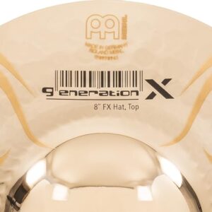 Meinl Cymbals GX-8FXH Generation-X 8-Inch FX Auxiliary Hi-Hat Cymbal Pair (VIDEO)