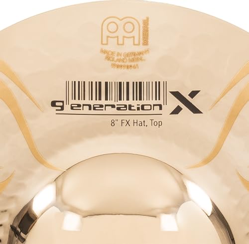 Meinl Cymbals GX-8FXH Generation-X 8-Inch FX Auxiliary Hi-Hat Cymbal Pair (VIDEO)