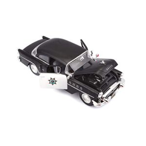 Maisto 1:26 Scale 1955 Buick Century Diecast Vehicle (Styles May Vary), Black, White