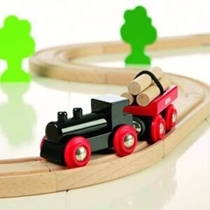 BRIO World - 33042 Little Forest Train Set - Premium 18-Piece Wooden Toy Train Set with Track and Accessories | Perfect for Kids Ages 3 and Up | FSC Certified for Sustainability