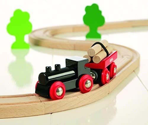 BRIO World - 33042 Little Forest Train Set - Premium 18-Piece Wooden Toy Train Set with Track and Accessories | Perfect for Kids Ages 3 and Up | FSC Certified for Sustainability