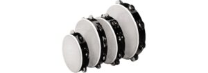 remo ta5108-ml economy black tambourine (8-inch)