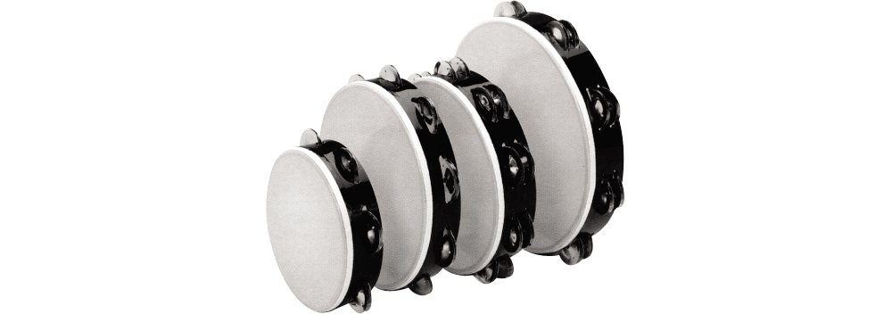 Remo TA5108-ML Economy Black Tambourine (8-Inch)