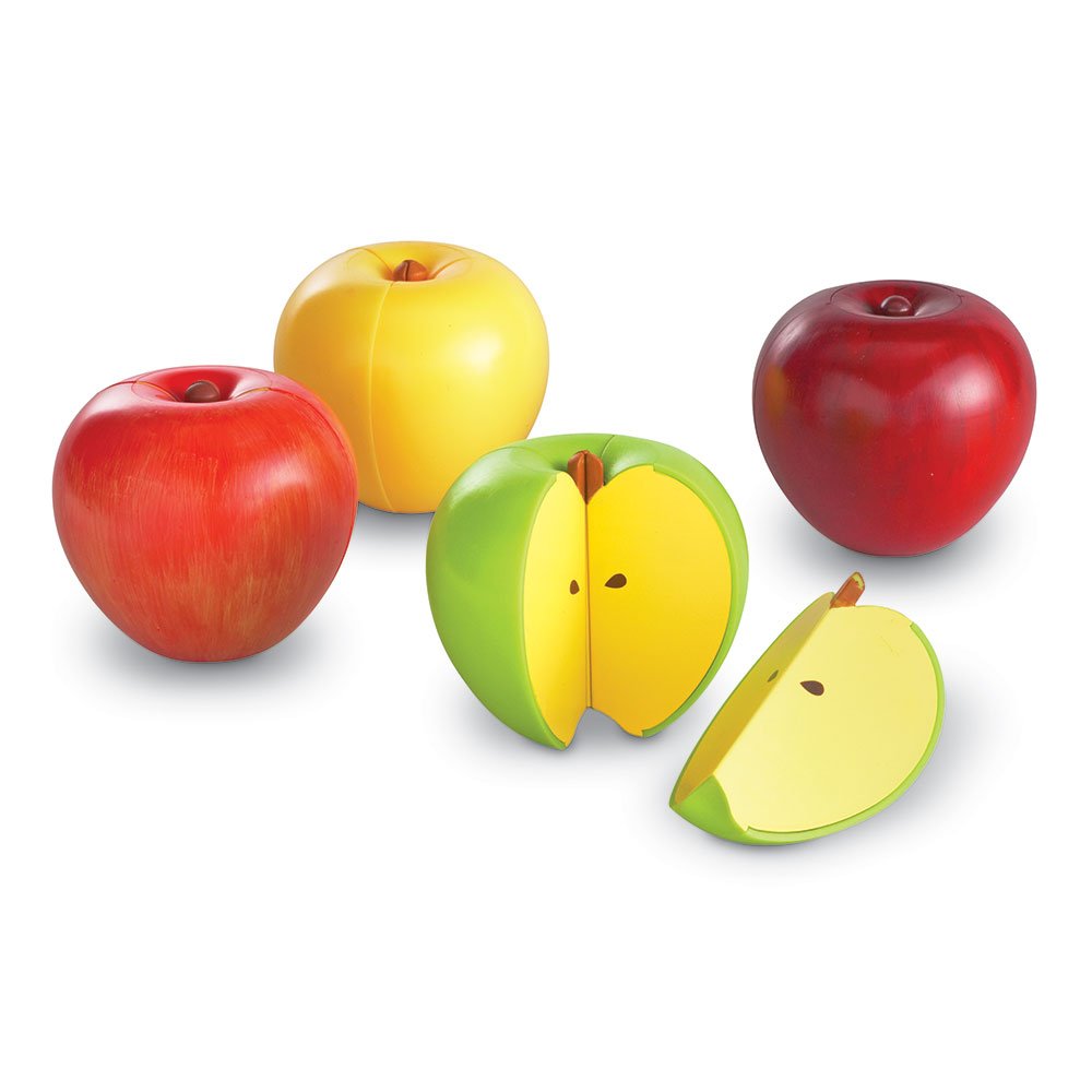 Bring fractions to life with these sectioned apple magnets