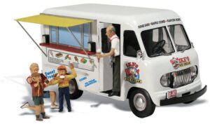 woodland scenics ike's ice cream truck n scale wooas5338