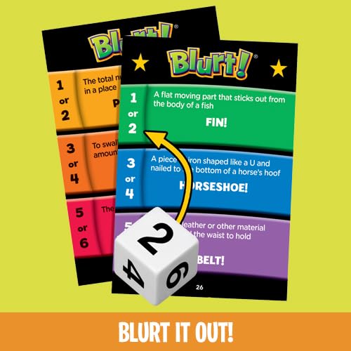 Educational Insights Blurt! The Think-Fast, Shout-It Party Game - Board Games for Adult and Kids Ages 7+, Perfect for Kids and Family Game Night