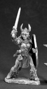 ingrid female viking warrior dark heaven legends minature figures