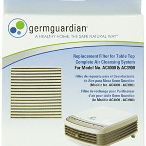 germguardian Guardian Technologies Germ Guardian FLT4000L Genuine High Performance Allergen Filter for AC3900, AC4000 and AC4000CA Air Purifiers, 1 Count