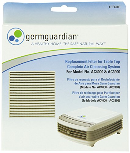 germguardian Guardian Technologies Germ Guardian FLT4000L Genuine High Performance Allergen Filter for AC3900, AC4000 and AC4000CA Air Purifiers, 1 Count