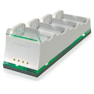 dreamgear xbox 360 quad dock pro (white)