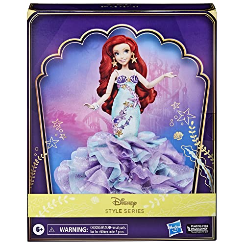 Disney Princess Style Series Ariel Fashion Doll, Deluxe Collector Doll with Accessories, The Little Mermaid Toy for Kids Ages 6 and Up