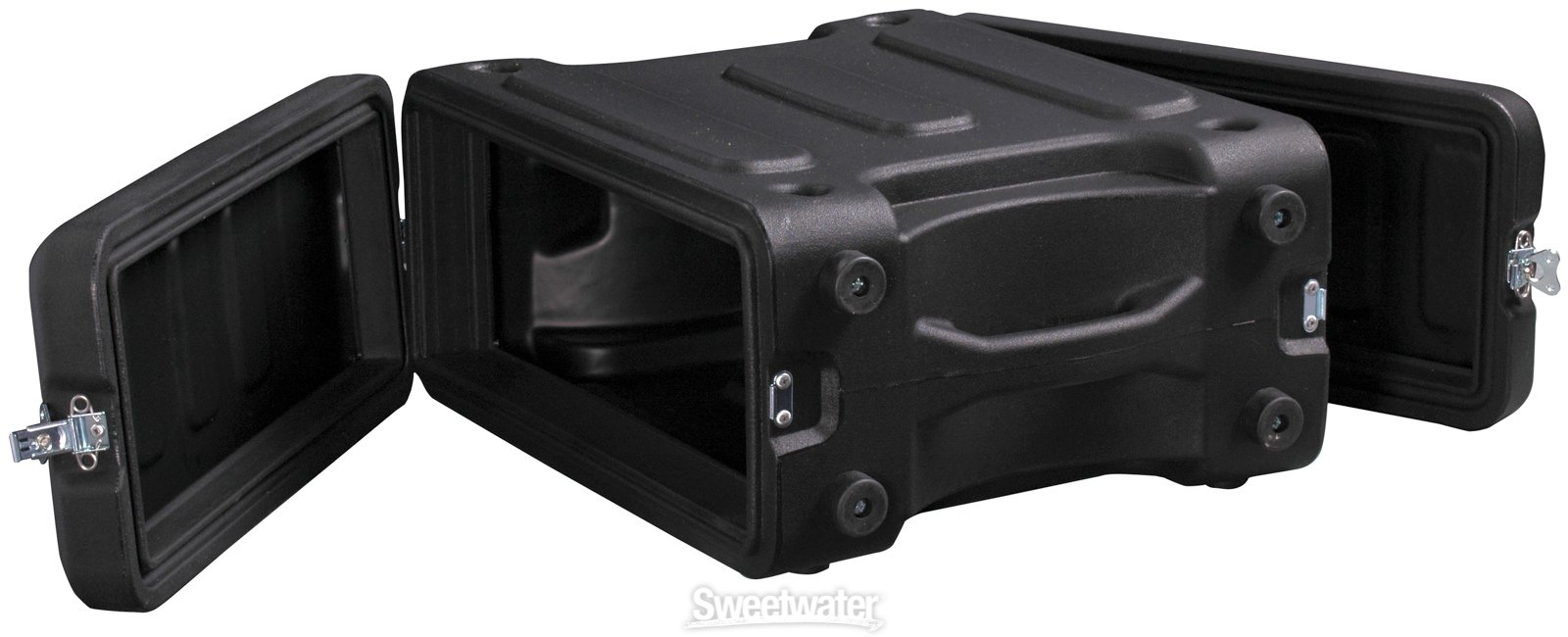 Gator Cases Pro Series Rotationally Molded 4U Rack Case with Standard 19" Depth; Made in USA (G-PRO-4U-19), Black