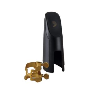 D'Addario Rico H-ligature and Cap for Saxophone Soprano,HSS1G