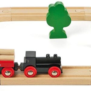 BRIO World - 33042 Little Forest Train Set - Premium 18-Piece Wooden Toy Train Set with Track and Accessories | Perfect for Kids Ages 3 and Up | FSC Certified for Sustainability