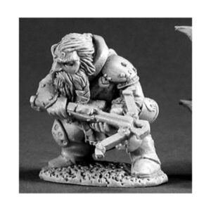 reaper brock battlebow dwarf ranger dark heaven legends minature figures by reaper