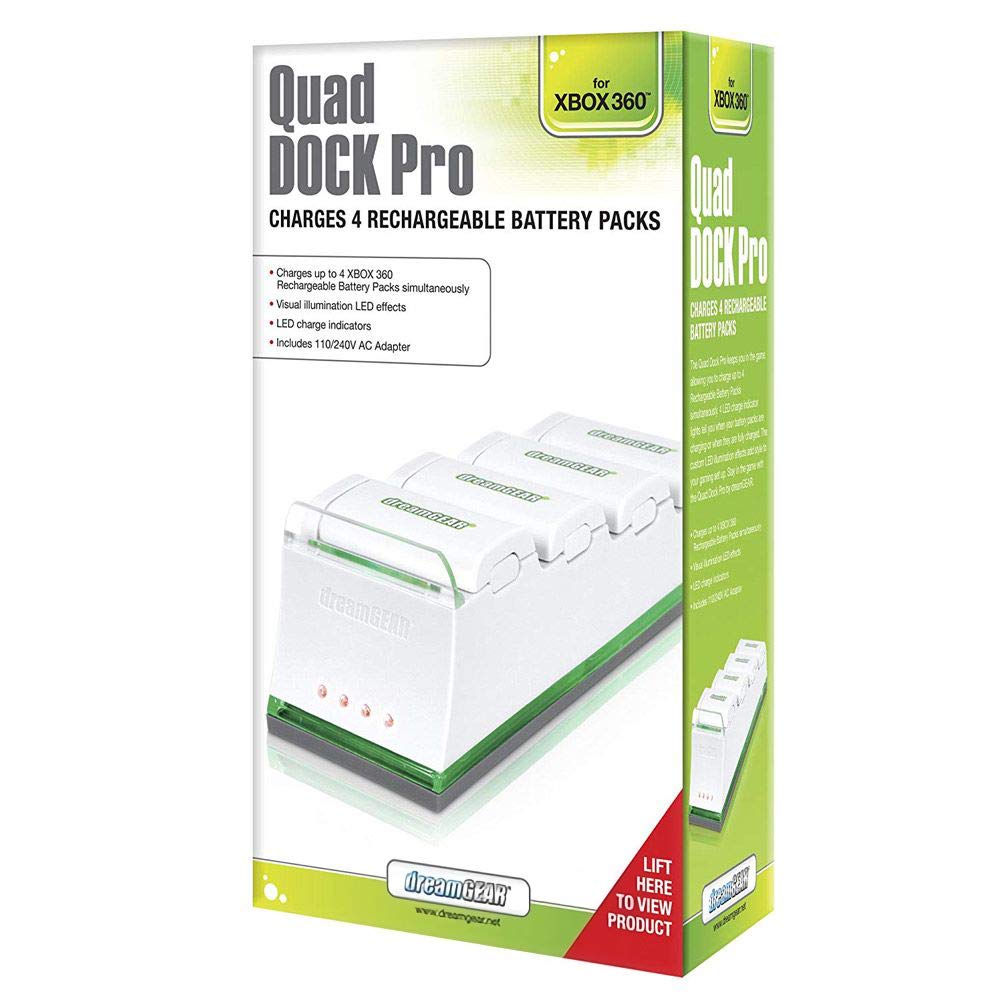 dreamGEAR Xbox 360 Quad Dock Pro (white)