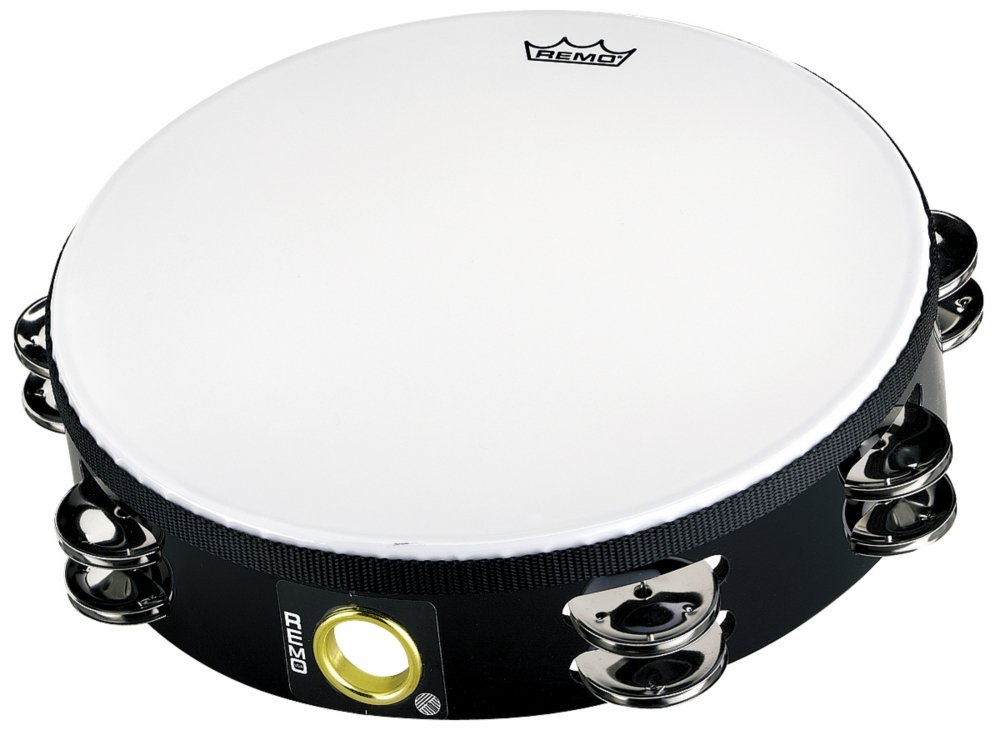 Remo TA5108-ML Economy Black Tambourine (8-Inch)