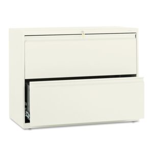 800 series 36"w 2-drawer file finish: putty