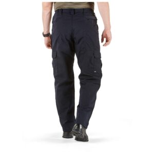 5.11 Tactical Men's Taclite Pro Lightweight Performance Pants, Cargo Pockets, Action Waistband, Dark Navy, 38W x 30L, Style 74273