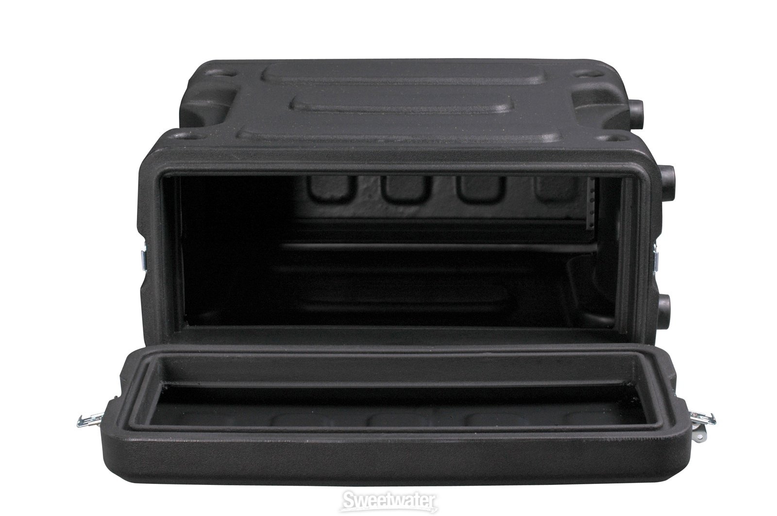 Gator Cases Pro Series Rotationally Molded 4U Rack Case with Standard 19" Depth; Made in USA (G-PRO-4U-19), Black