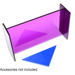 LEARNING ADVANTAGE - 7706 Learning Advantage Reflective GeoMirror - Create Expert Drawings With This Easy Tracing Gadget - Mira-Style Geometry Tool - Observe Reflections, Symmetry and Congruence