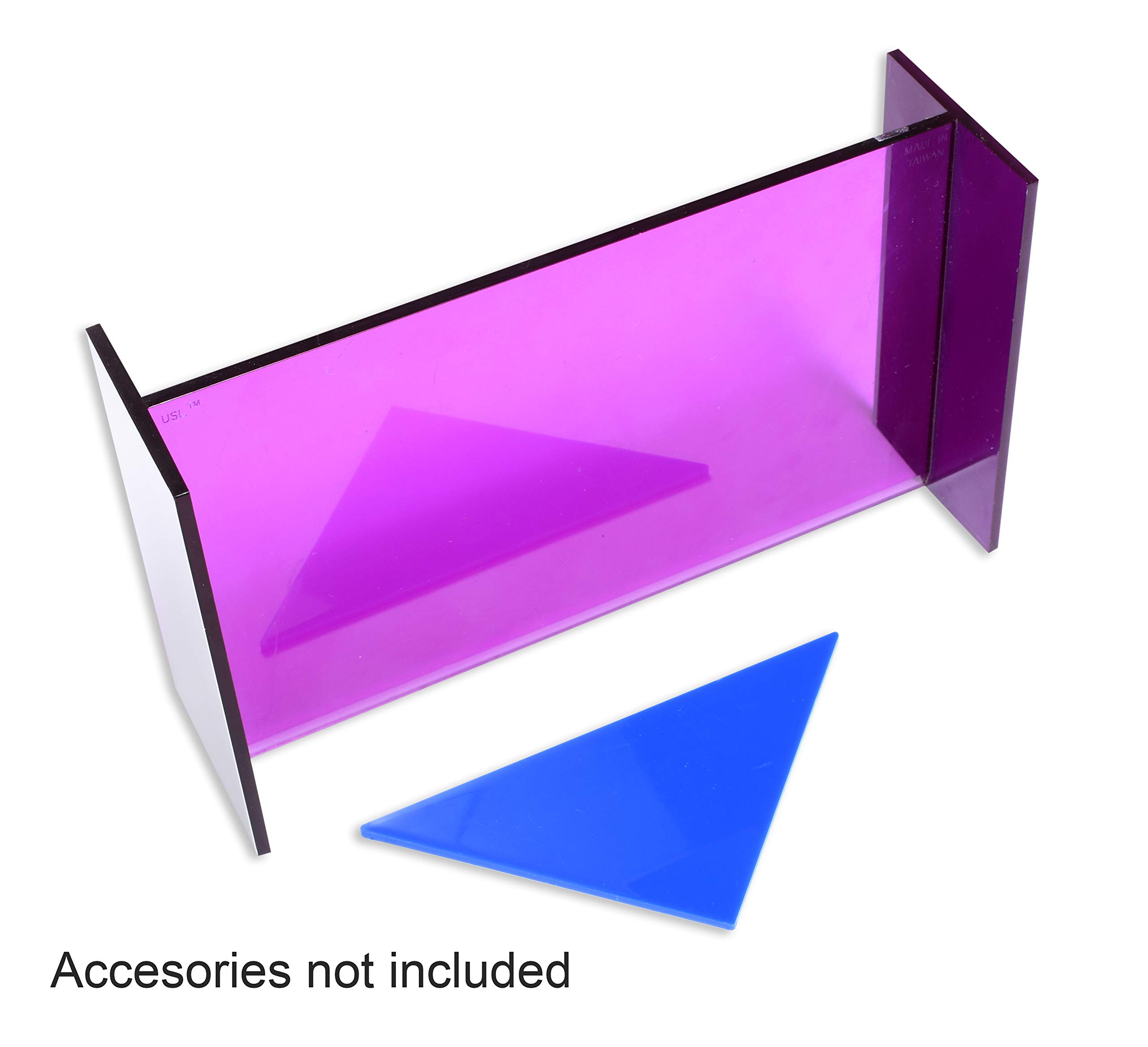 LEARNING ADVANTAGE - 7706 Learning Advantage Reflective GeoMirror - Create Expert Drawings With This Easy Tracing Gadget - Mira-Style Geometry Tool - Observe Reflections, Symmetry and Congruence