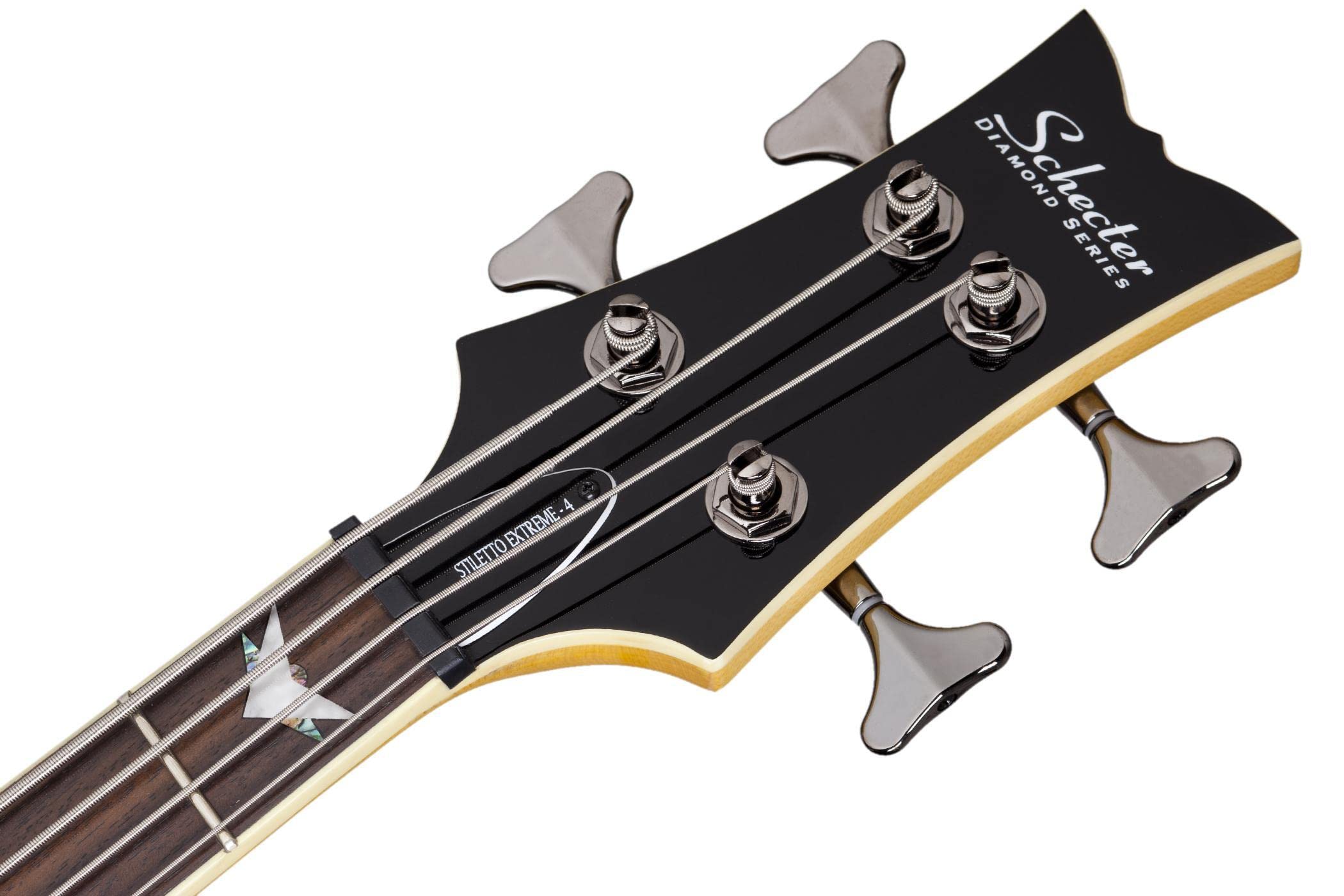 Schecter Stiletto Extreme 4 Bass Guitar - Black Cherry