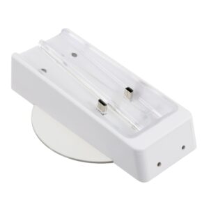 dual docking station for ds and dsi lite - white with glowing neon base