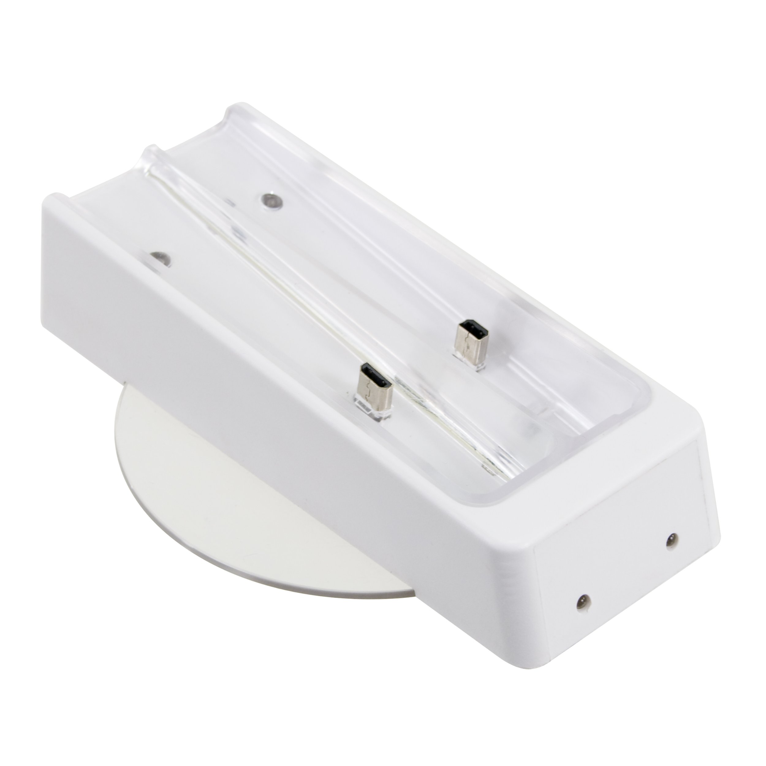 Dual Docking Station For DS and DSi Lite - White With Glowing Neon Base