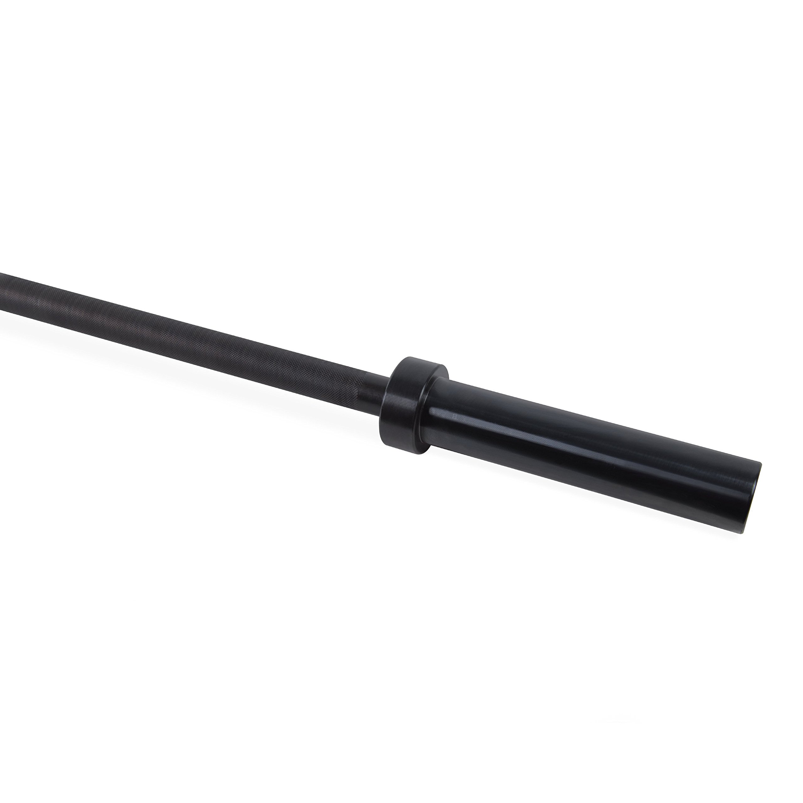 CAP Barbell Deluxe Olympic Bar, Black | 5-Feet| 2-Inch Diameter