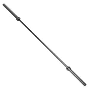 cap barbell deluxe olympic bar, black | 5-feet| 2-inch diameter