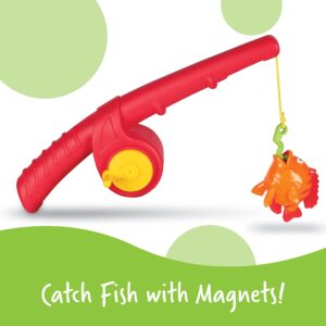 Learning Resources Pretend & Play Fishing Set - 11 Pieces, Ages 3+ Toddler Pretend Play Toys, Preschool Learning Toys, Fishing Pole for Kids, Fisherman Costume