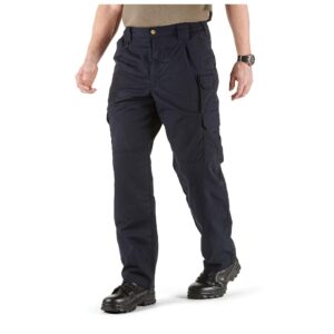 5.11 Tactical Men's Taclite Pro Lightweight Performance Pants, Cargo Pockets, Action Waistband, Dark Navy, 38W x 30L, Style 74273