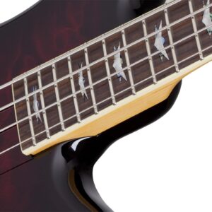 Schecter Stiletto Extreme 4 Bass Guitar - Black Cherry