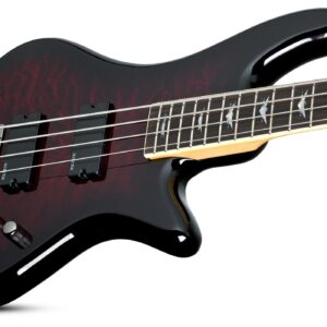 Schecter Stiletto Extreme 4 Bass Guitar - Black Cherry