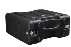 gator cases pro series rotationally molded 4u rack case with standard 19" depth; made in usa (g-pro-4u-19), black