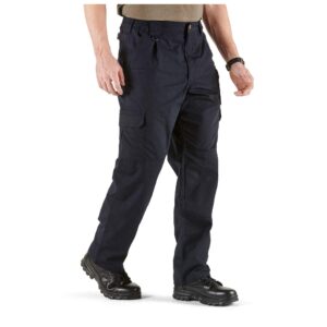 5.11 Tactical Men's Taclite Pro Lightweight Performance Pants, Cargo Pockets, Action Waistband, Dark Navy, 38W x 30L, Style 74273