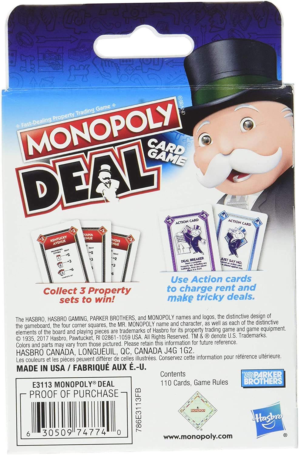 Monopoly Deal Card Game