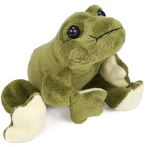 bearington frank jr. plush stuffed animal frog 8"