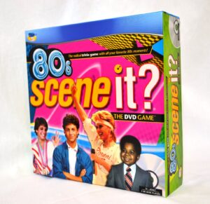 scene it 80's game with dvd radical trivia questions