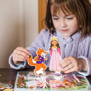 eeBoo: Fairytale Spinner, Collect The Elements & Tell a Story, Create Your Own Story as You Play, for 2 to 4 Players, for Ages 5 and up