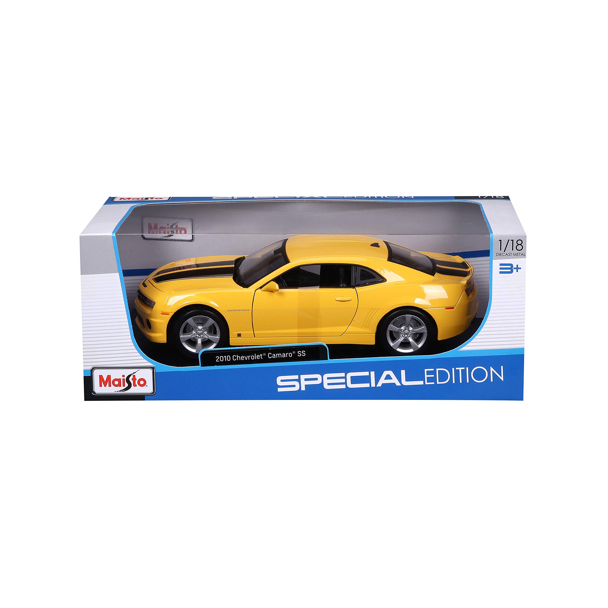 Maisto 1:18 Scale 2010 Chevy Camaro SS RS Diecast Vehicle (Colors May Vary)