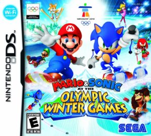 mario and sonic at the olympic winter games - nintendo ds