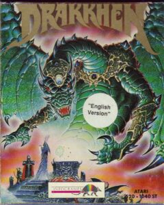 drakkhen computer video game atari st 1989