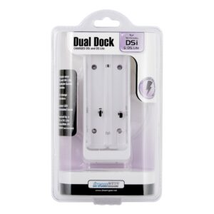 Dual Docking Station For DS and DSi Lite - White With Glowing Neon Base