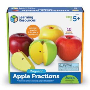 bring fractions to life with these sectioned apple magnets