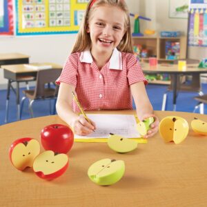 Bring fractions to life with these sectioned apple magnets